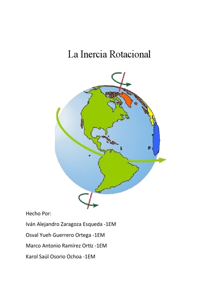 La Inercia Rotacional | PDF