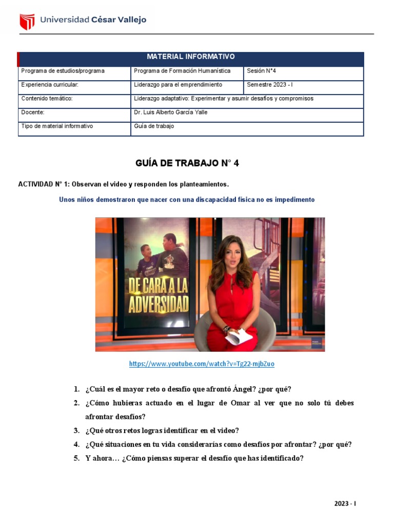 Material Informativo Sesión 4 | PDF