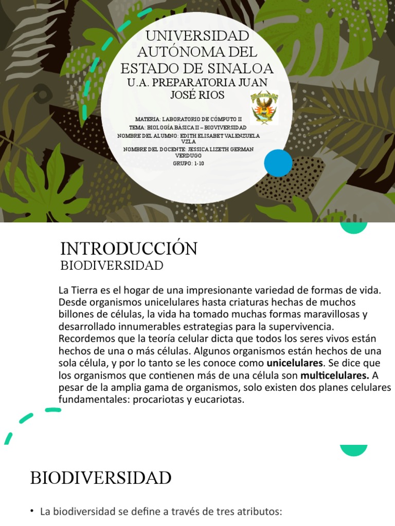 Piu3 Eevv | PDF | Organismos | Biodiversidad