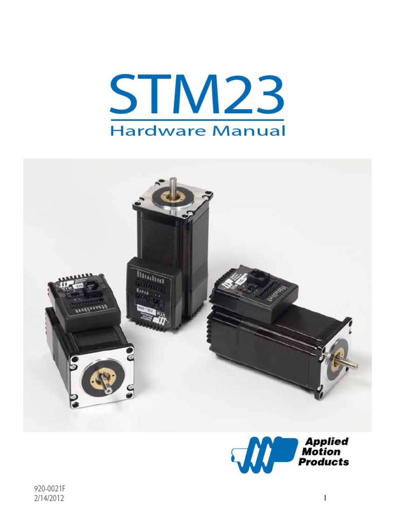 STM23 Stepping Motor Driver Manual | PDF | Power Supply | Electric Motor