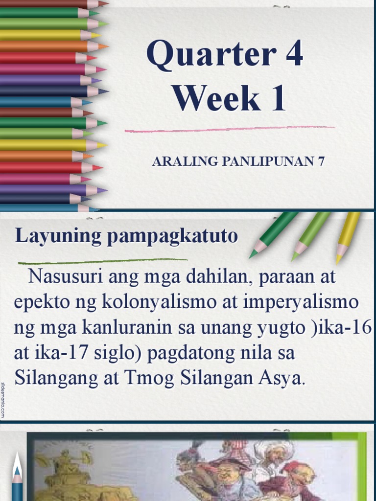 AP7 - Week 1 Silangan at TSA ImpeKolon | PDF