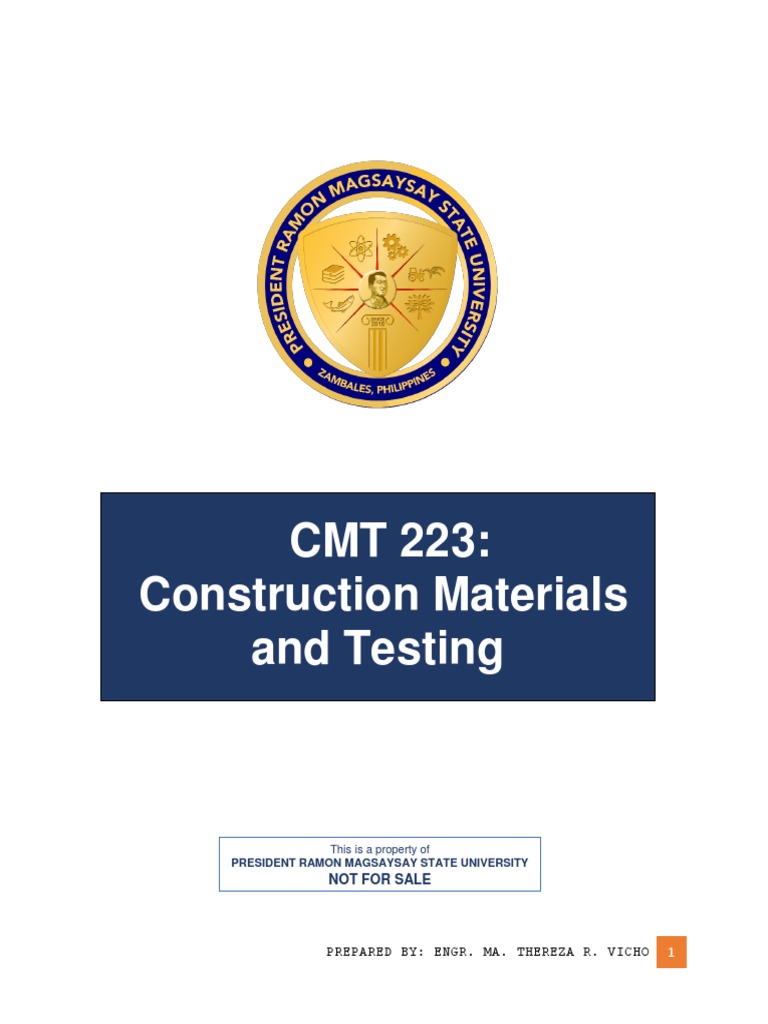 CMT Chapter1 | PDF | Concrete | Engineering