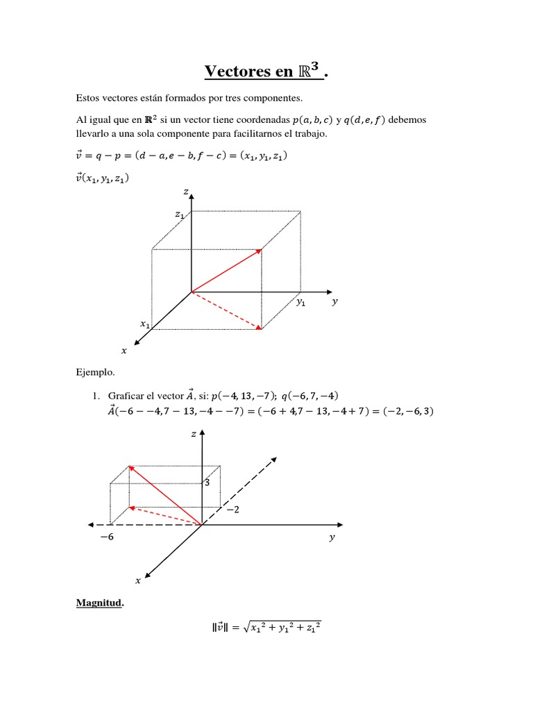 Vectores en R3 | PDF | Euclides | Geometria clasica