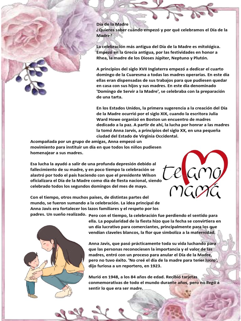Dia de La Madre | PDF
