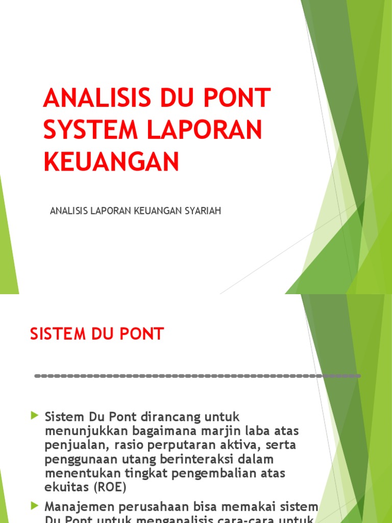 Analisis Du Pont | PDF