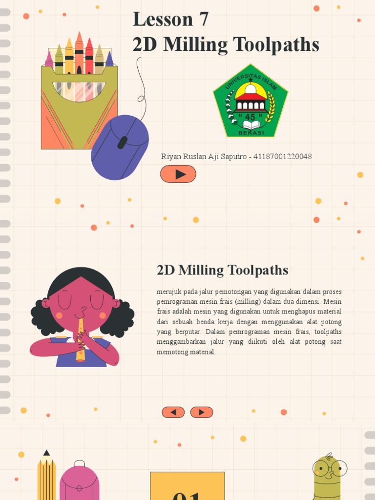 2D Milling Toolpaths | PDF