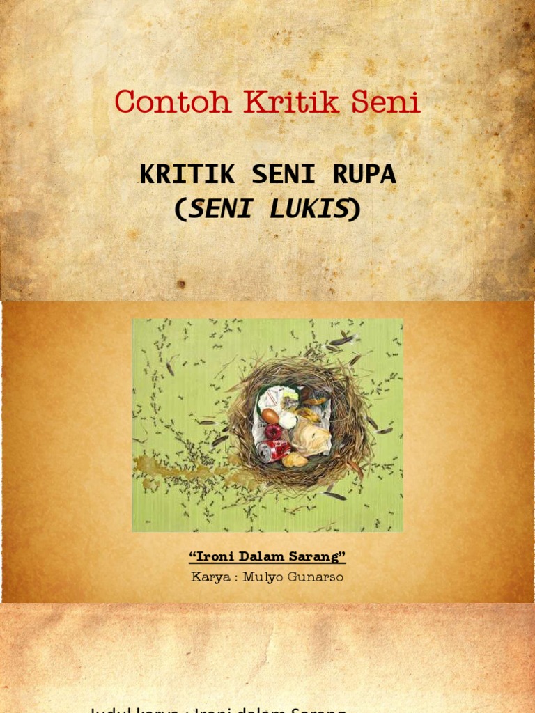 Contoh Kritik Seni | PDF | Seni