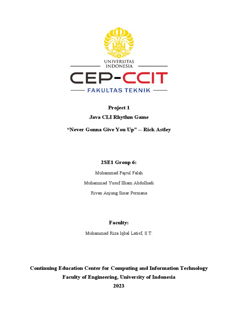 Project1 RhythmGame Group6 2SE1 | PDF | Graphical User Interfaces | Command Line Interface
