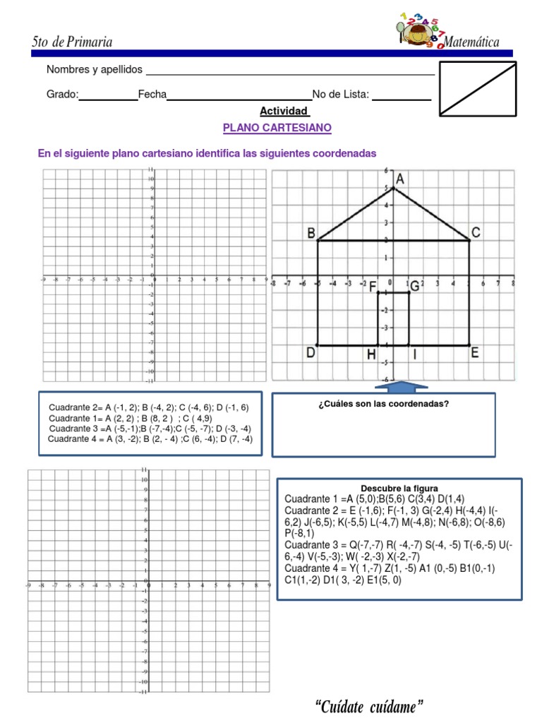 Activ. Plano Cartesiano | PDF