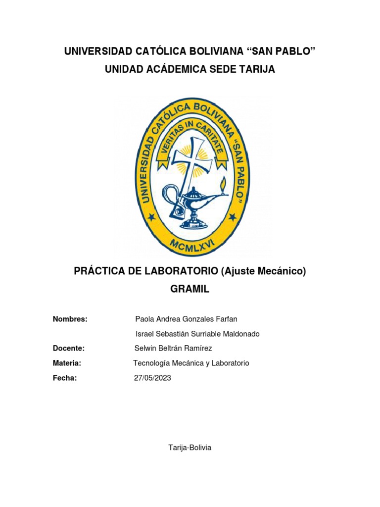 GRAMIL | PDF | Herramientas | Tornillo