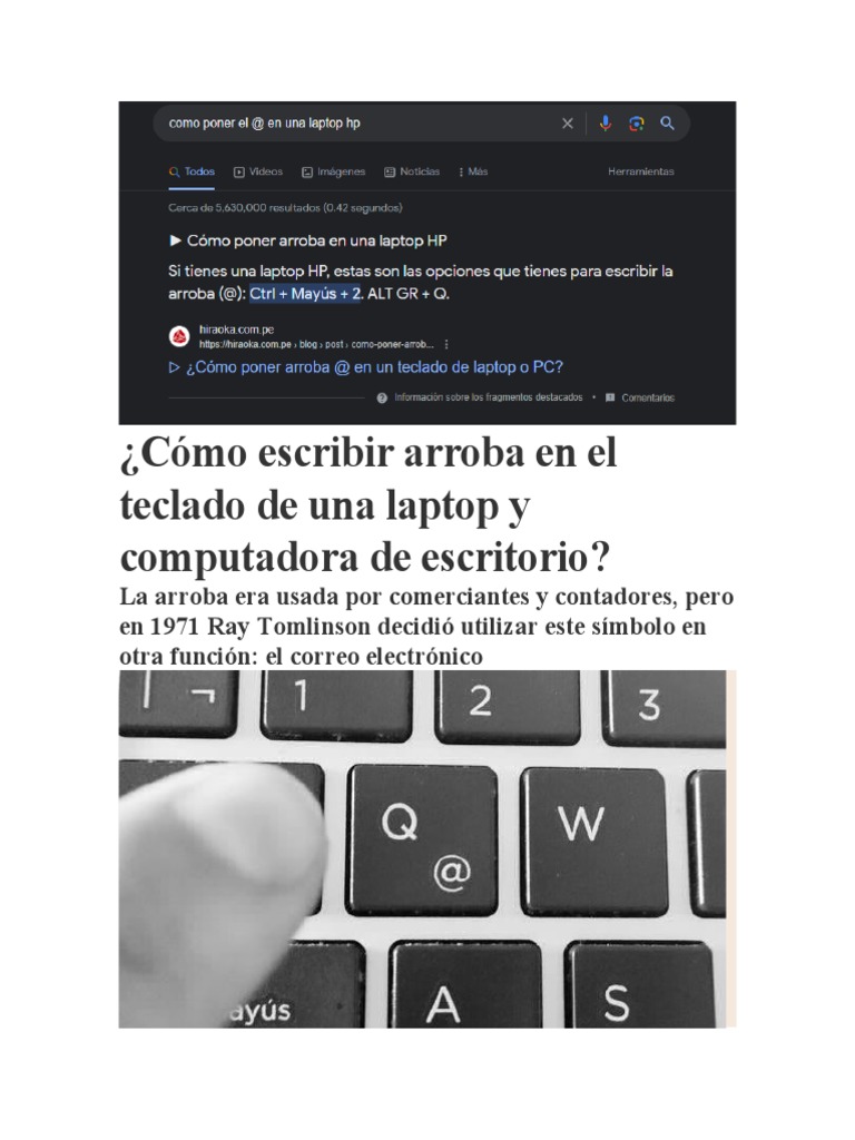 Arroba | PDF | Informática