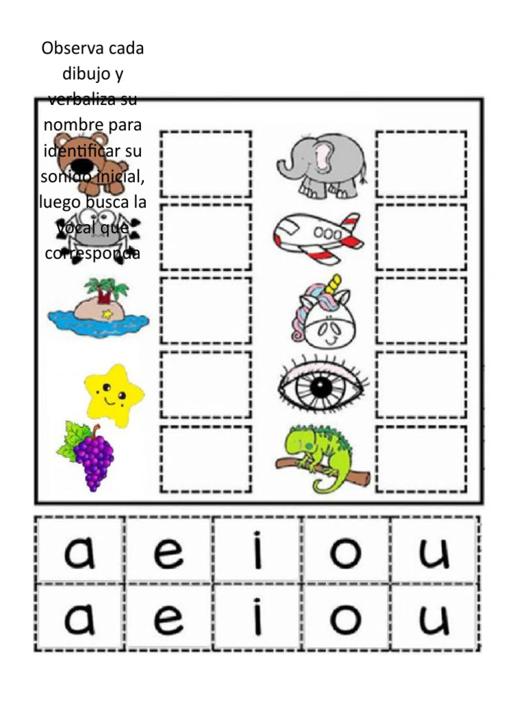 Identificar Vocales | PDF