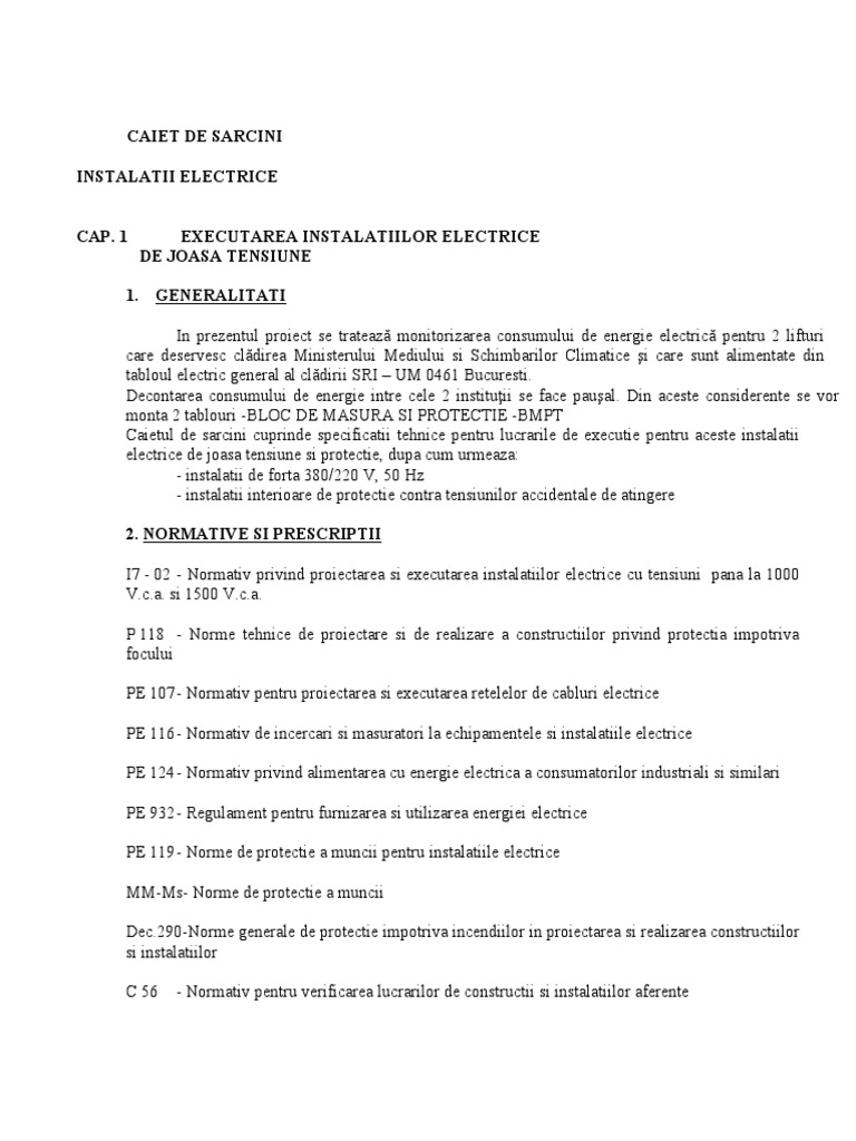 Verificare Instalatii Electrice | PDF