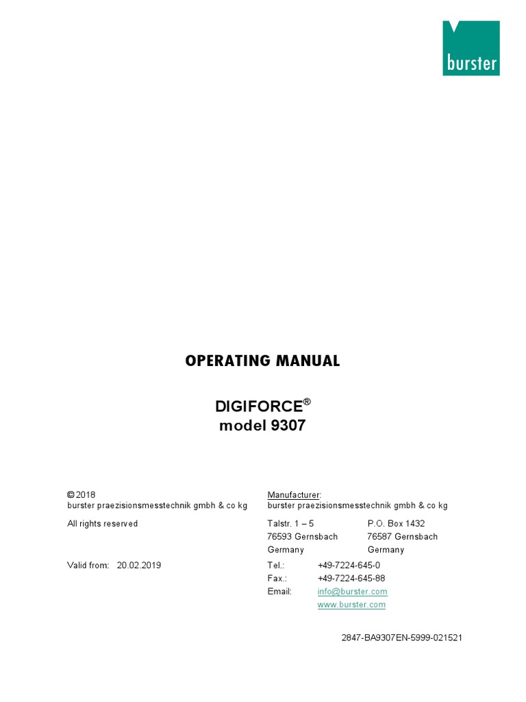 Ba 9307 en | PDF | Electrical Connector | Menu (Computing)