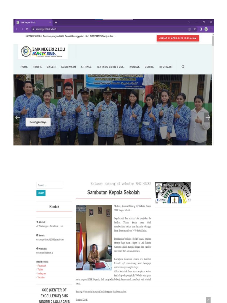 Website SMK Negeri 2 Loli | PDF
