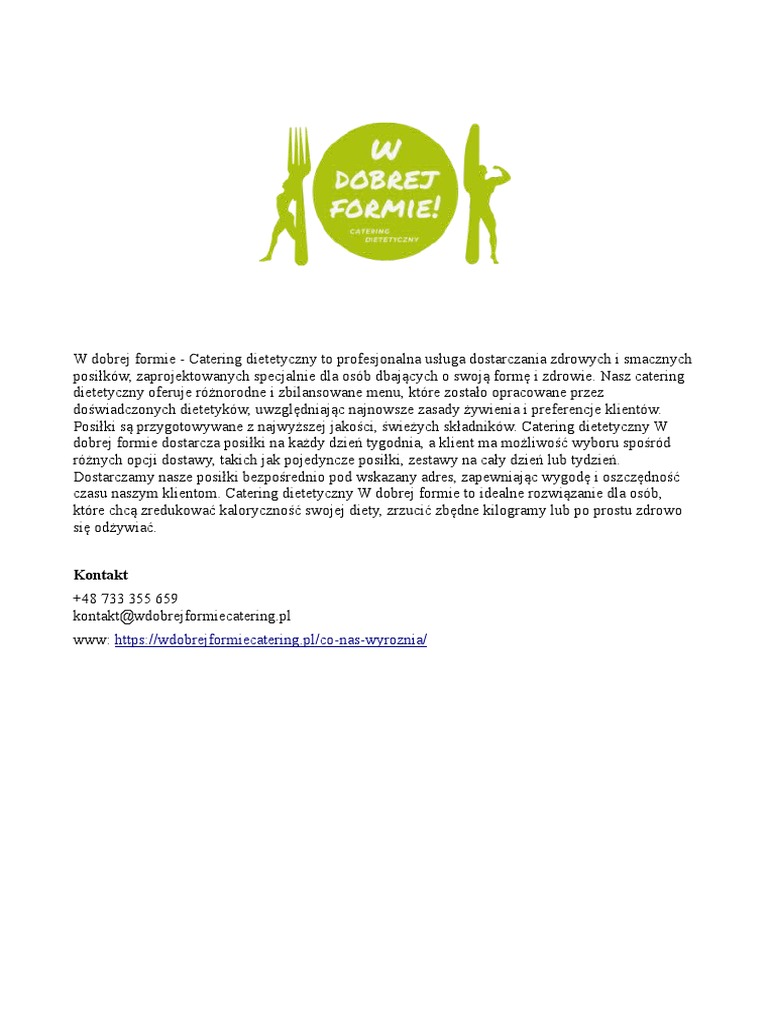 W Dobrej Formie | PDF