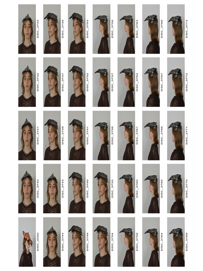 Studio Marta Model Contact Sheet | PDF