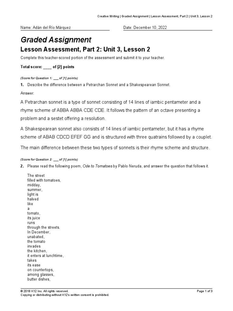 Poetry Practice and Development | PDF | Sonnets | Poetry