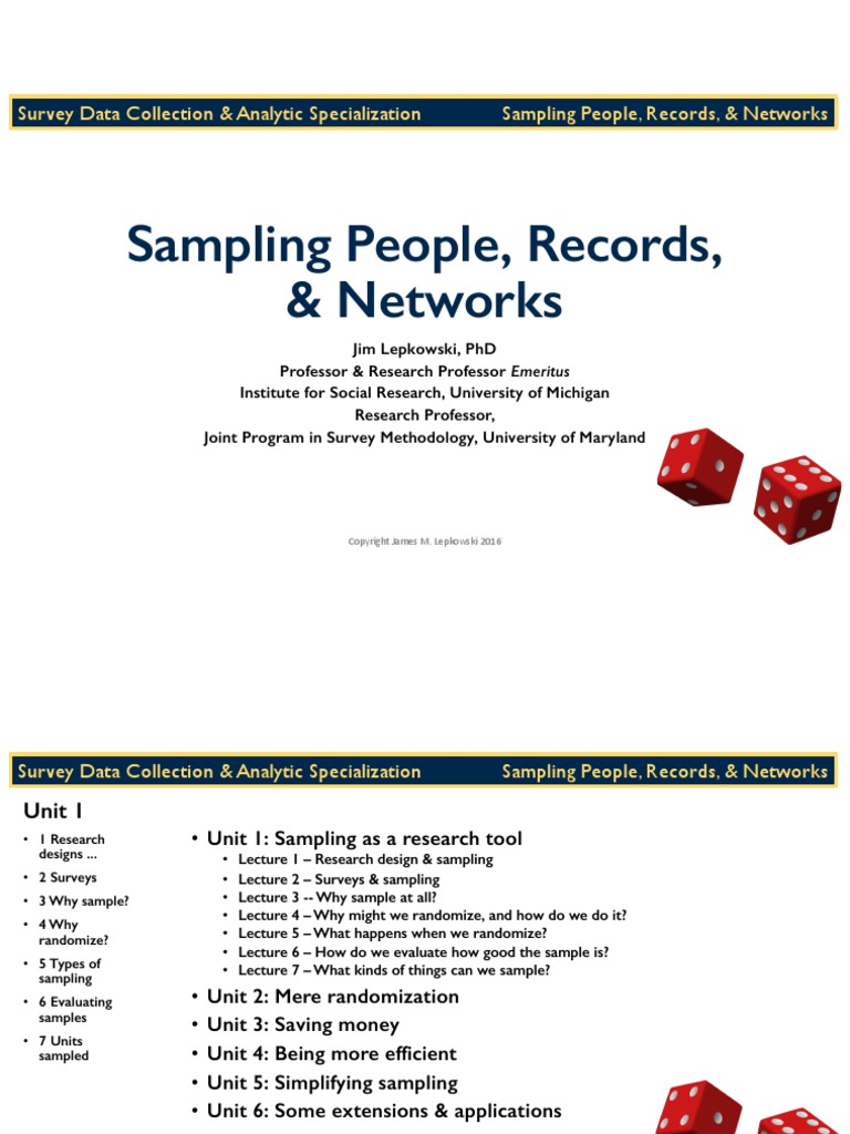 Unit 1 Lecture 4 Why Randomize | PDF Unit 1 Lecture 4 Why Randomize | PDF