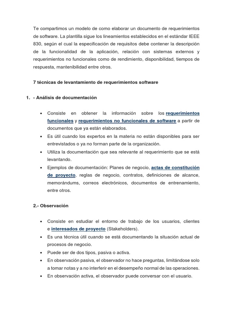 Documento Apoyo Requerimientos | PDF | Software | Interfaz de usuario