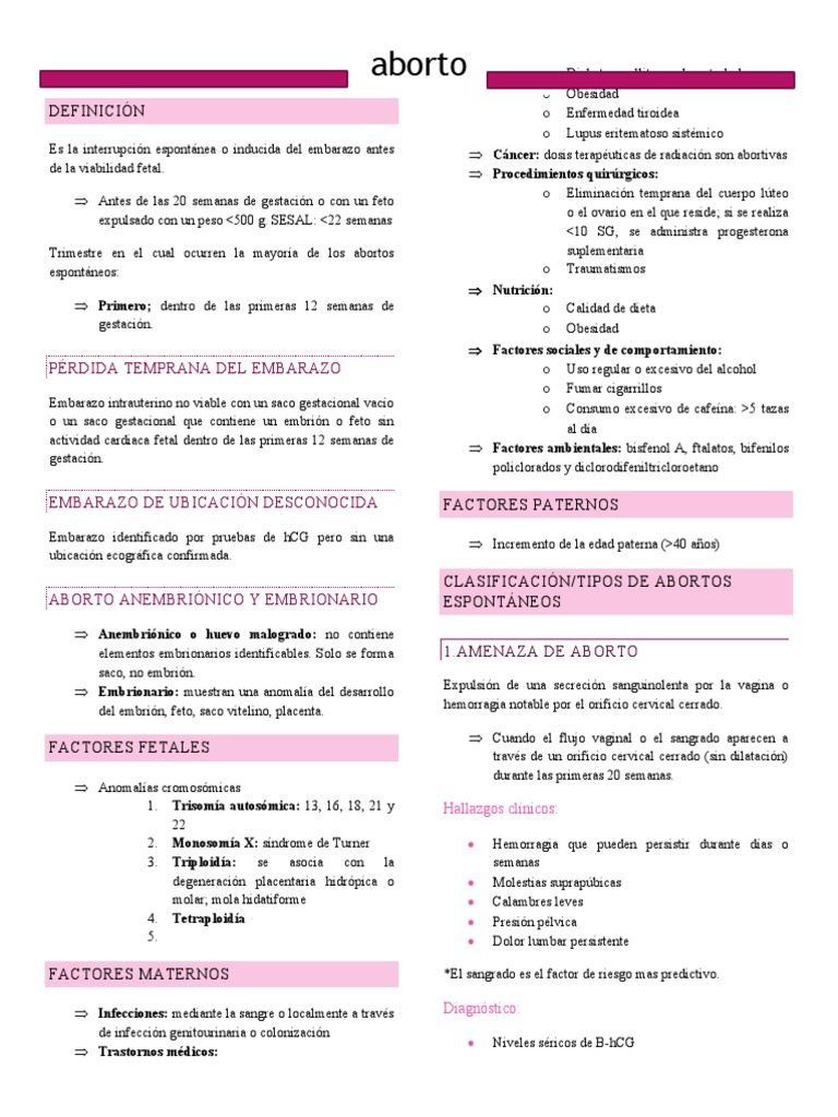 Aborto | Descargar gratis PDF | El embarazo | Aborto