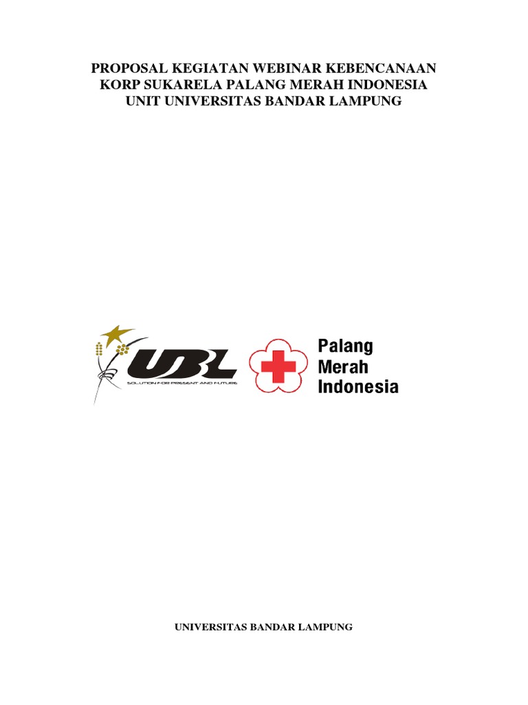 Proposal Kegiatan Webinar Kebencanaan | PDF
