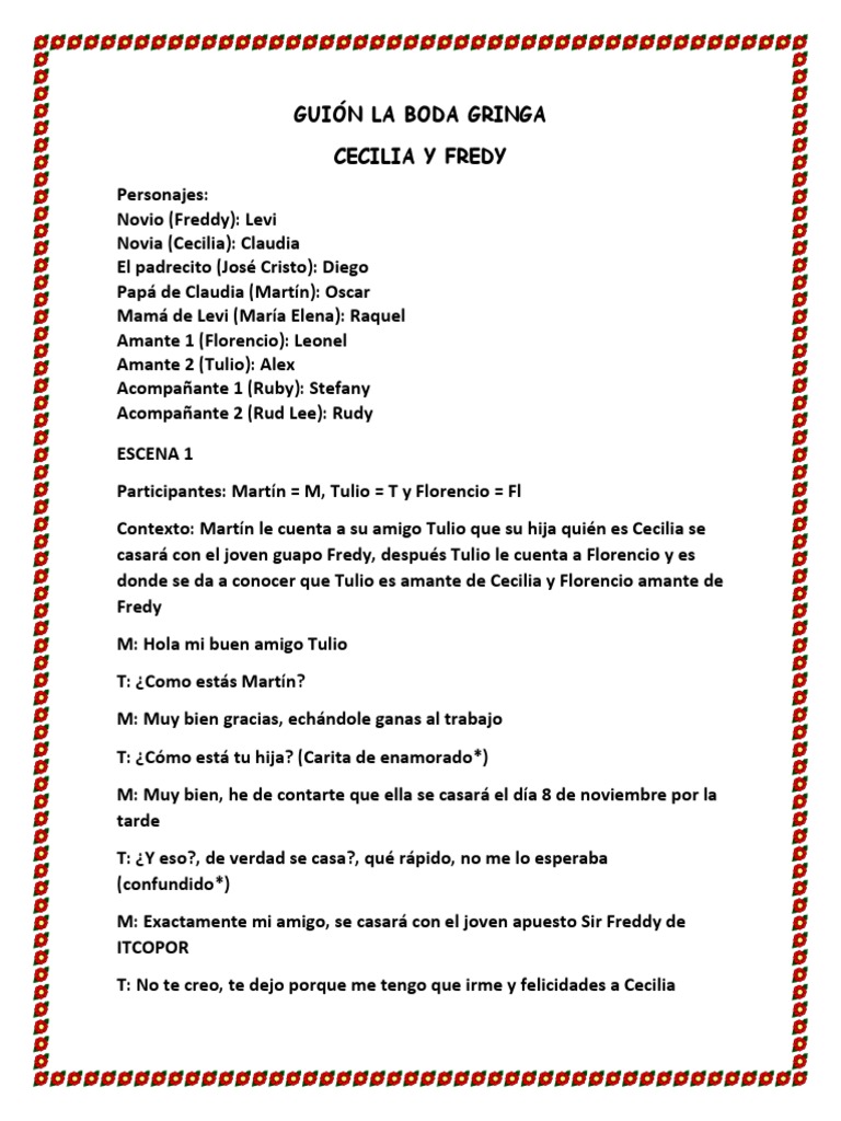 Guión Drama en Español | PDF