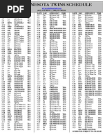 2026 Toronto Blue Jays Schedule | PDF | Major League Baseball