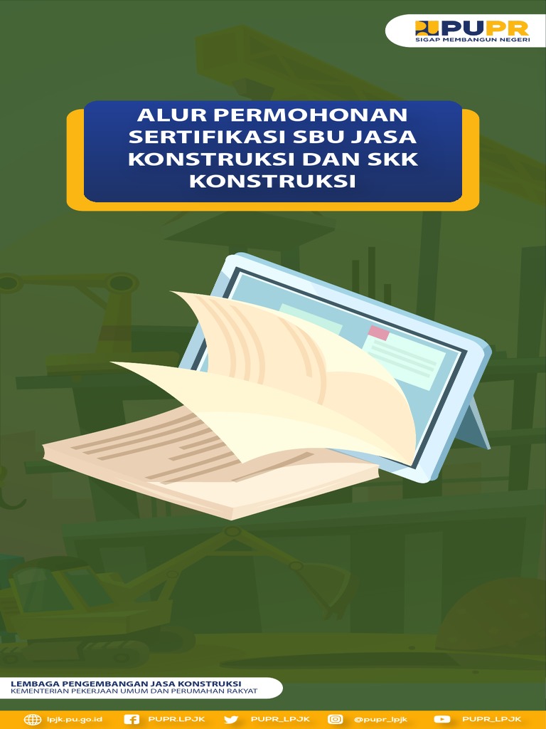 1 Alur Permohonan Sertifikasi Sbu Jasa Konstruksi Dan SKK Konstruksi | PDF