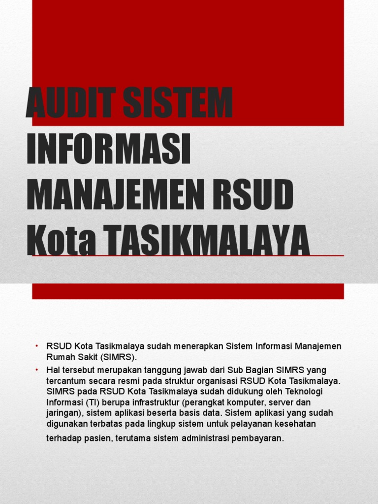 Audit Sim Rsud | PDF