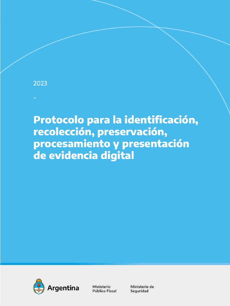 MINSEG MPFN Protocolo Evidencia Digital 2 | Descargar gratis PDF | Cibercrimen | Almacenamiento ...