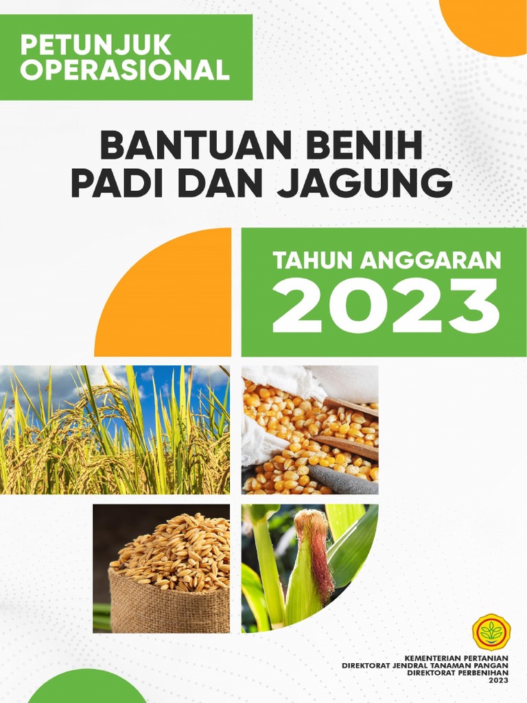 Fix - Final - Jukop Bantuan Benih Padi & Jagung Ta 2023 | PDF