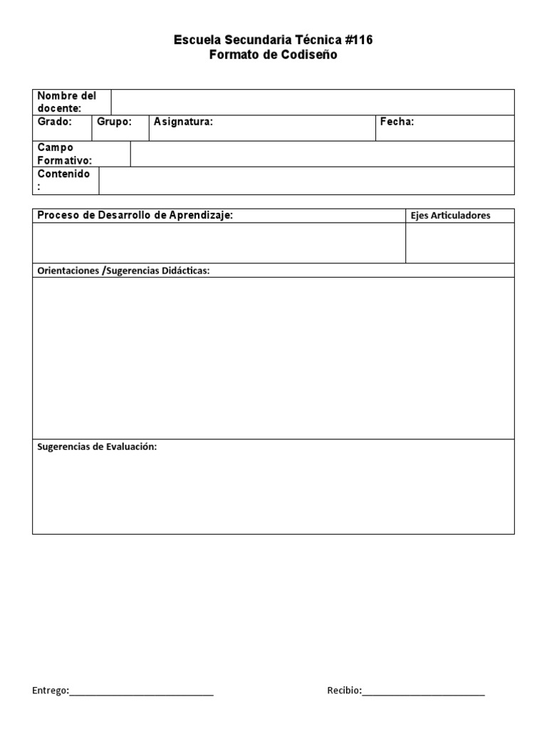 Formato de Codiseño - Sesion4 CTE | PDF