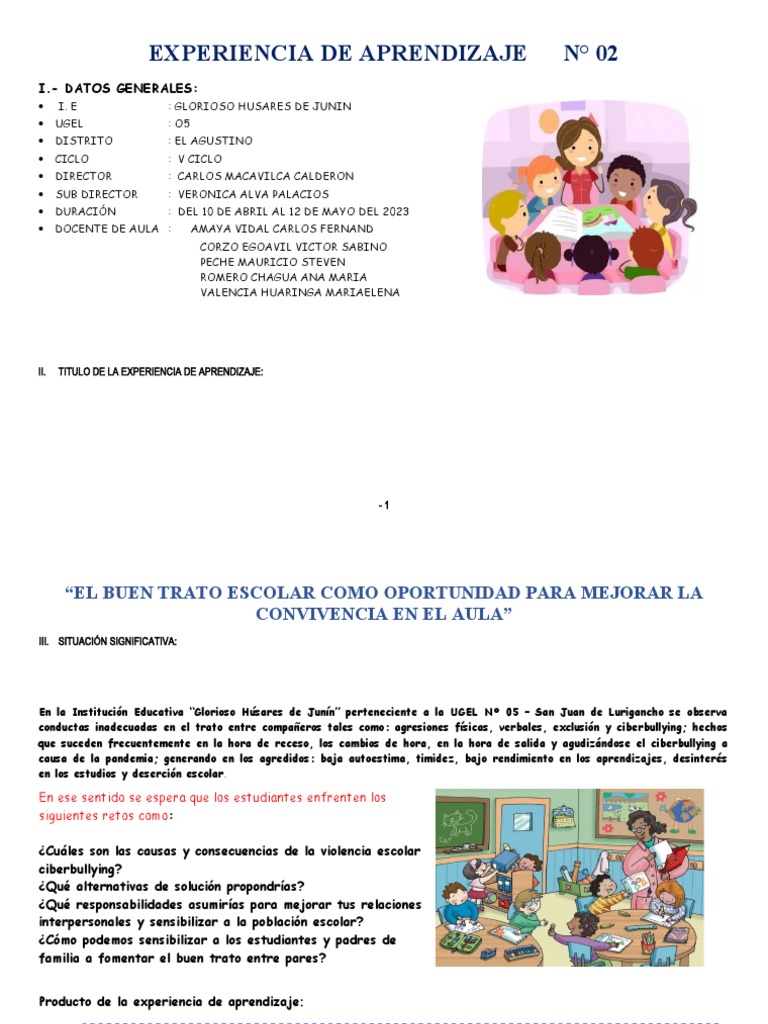 5° Grado - Experiencia de Aprendizaje N°02 | PDF | Geometría | Aprendizaje