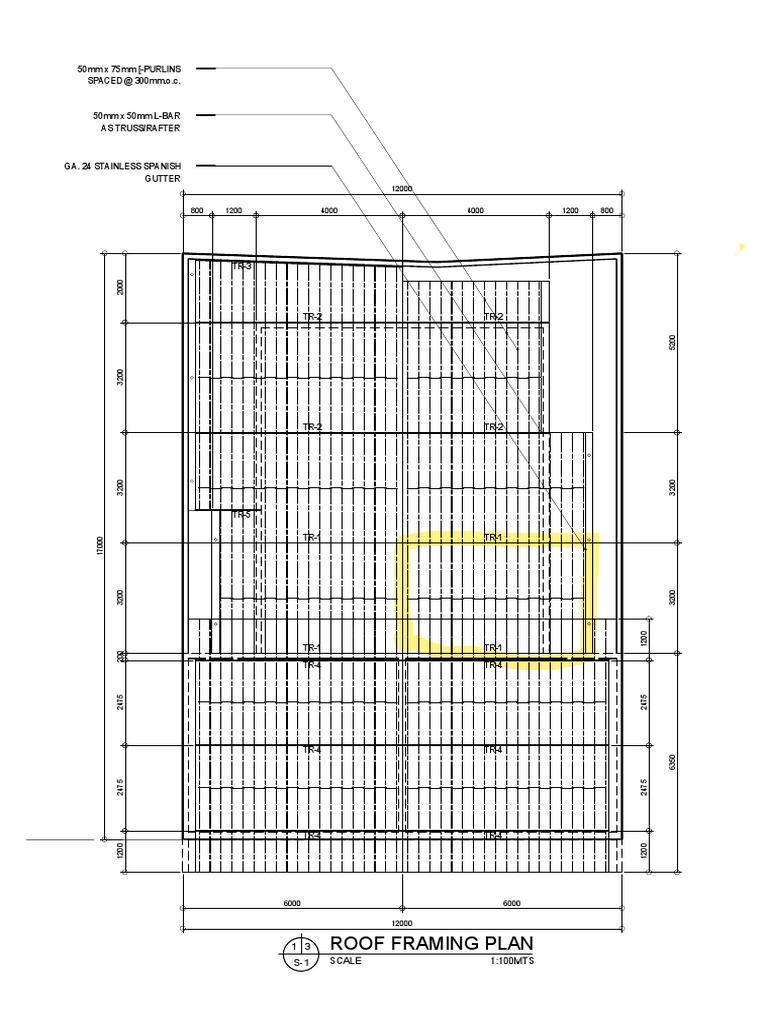 Roof Framing Plan - Lower Right Side | PDF