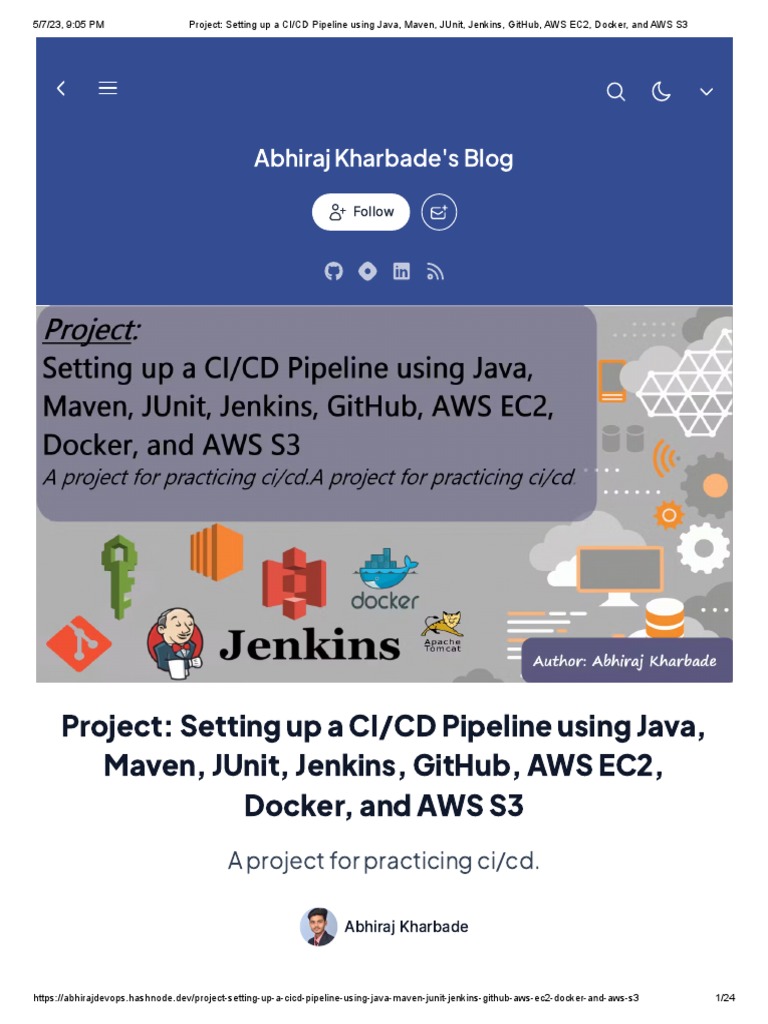 Project - Setting Up A CI - CD Pipeline Using Java, Maven, JUnit, Jenkins, GitHub, AWS EC2 ...