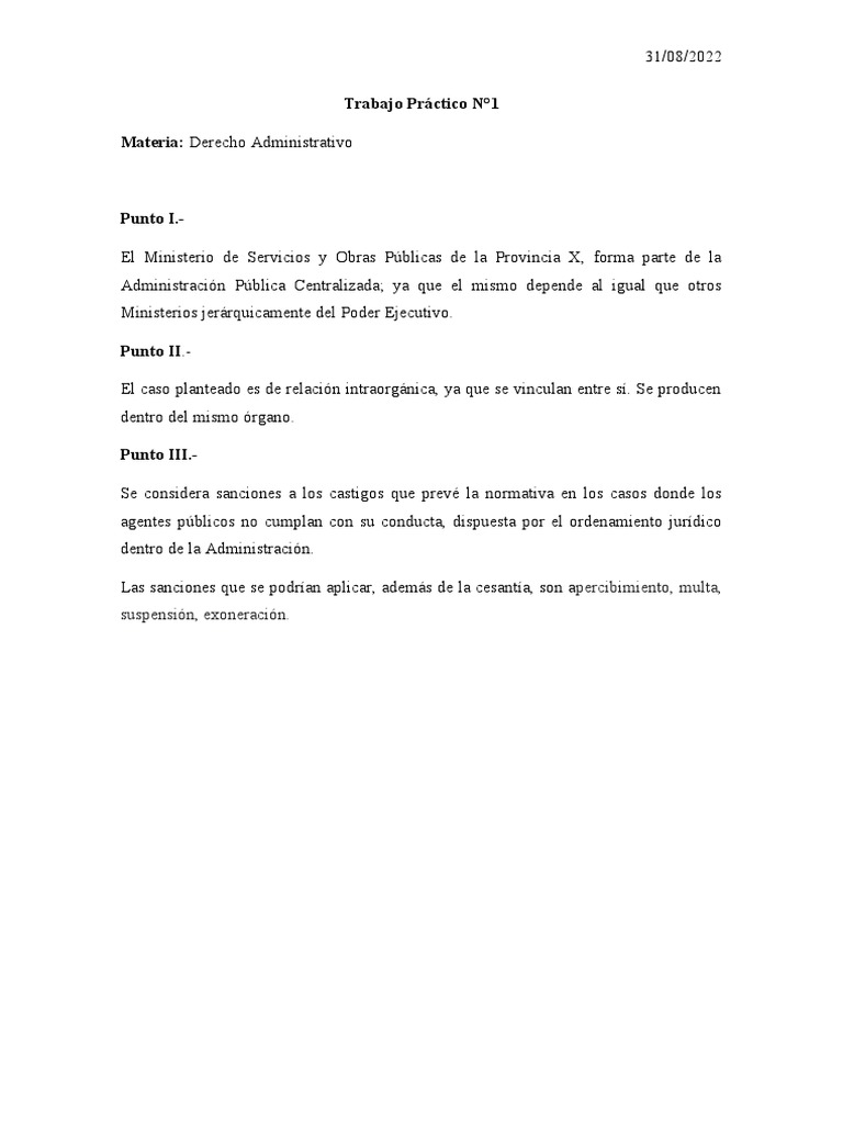 Trabajo Práctico N 1 | PDF