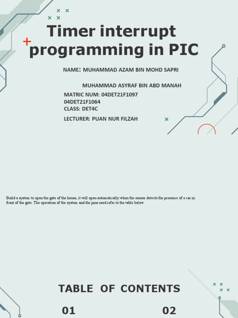 Mini Project Dec40053 | Download Free PDF | Microcontroller | Embedded System