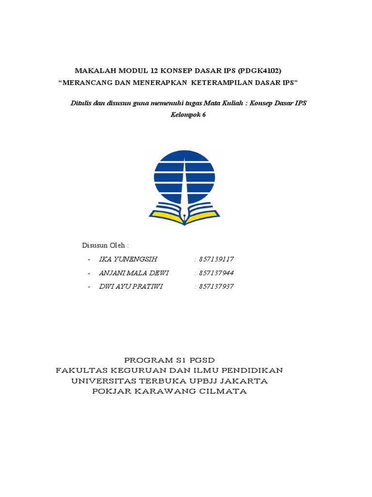 Keterampilan Dasar IPS SD | PDF