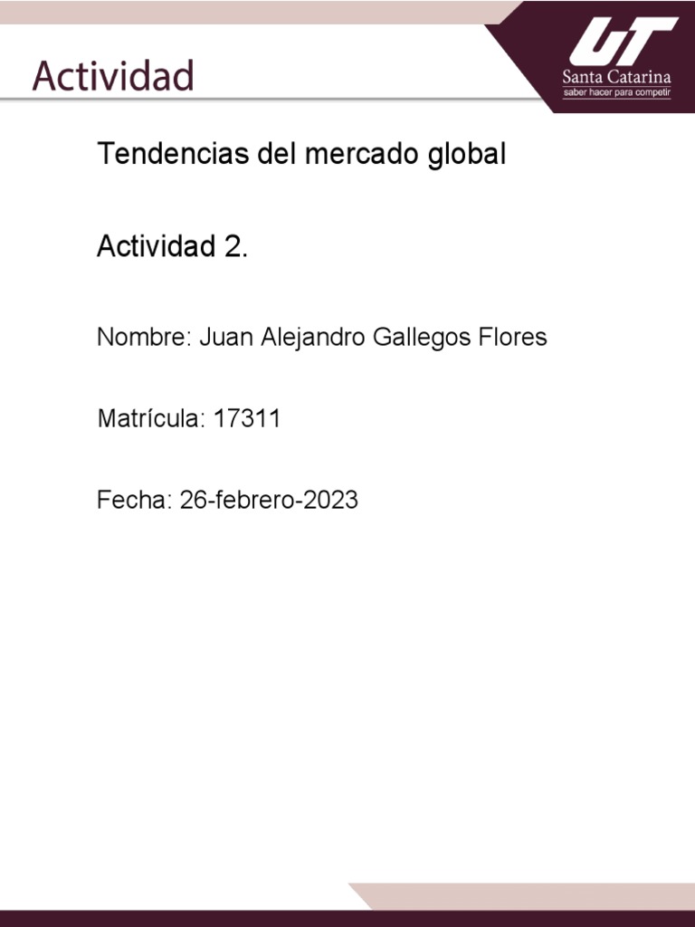 Act2 TMCG JGF | PDF | Marca