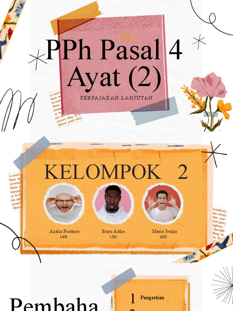 PPH Pasal 4 Ayat | PDF