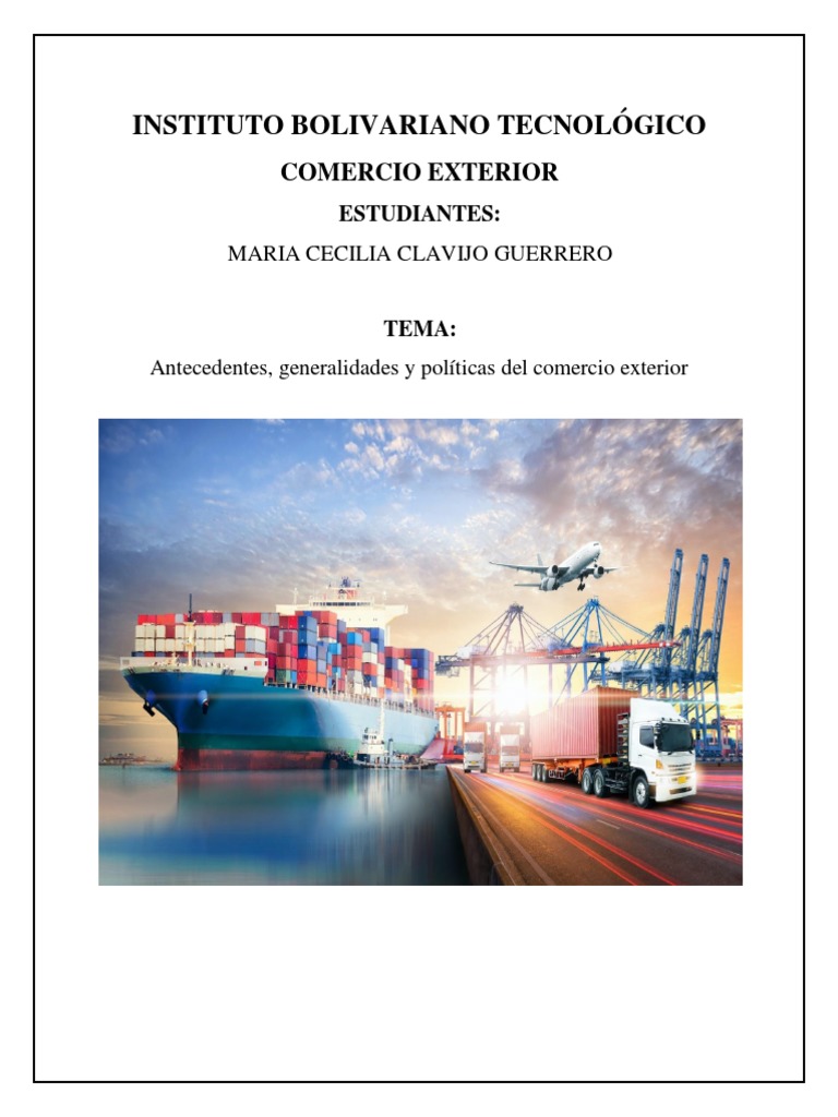 Mary Tarea 1 Comercio Exterior | PDF