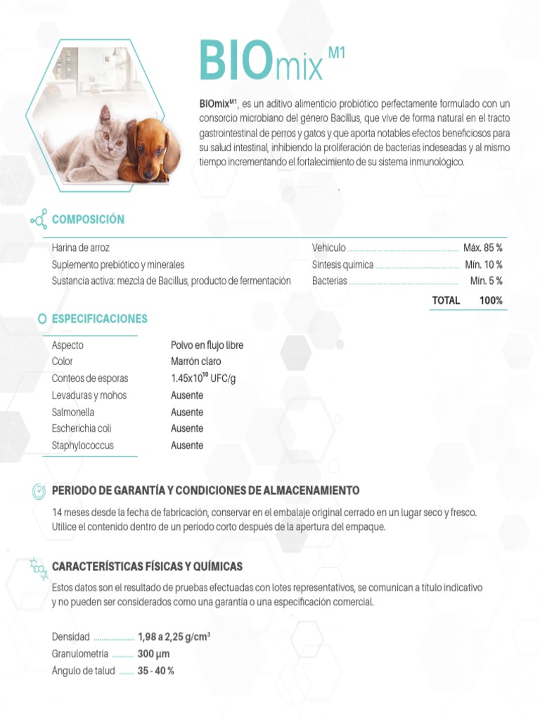 Beneficios y Dosis de BIOmix M1 | PDF | Alimentos | Las bacterias