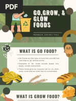 GO, GROW and GLOW FOODS | PDF