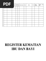 FORM PENCATATAN MTBS (Balita Dan Bayi Muda) 2022 | PDF