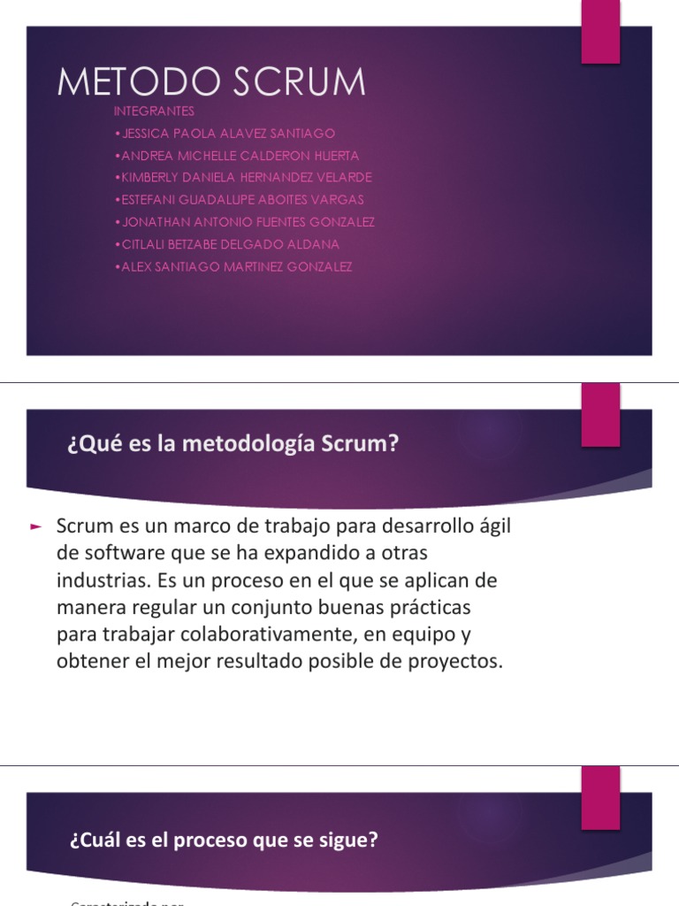 Metodo Scrum | PDF | Scrum (desarrollo de software) | Software
