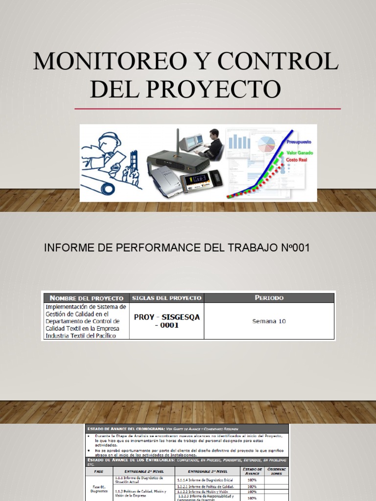 Monitoreo y Control Del Proyecto | PDF | Economias | Procesos de negocio