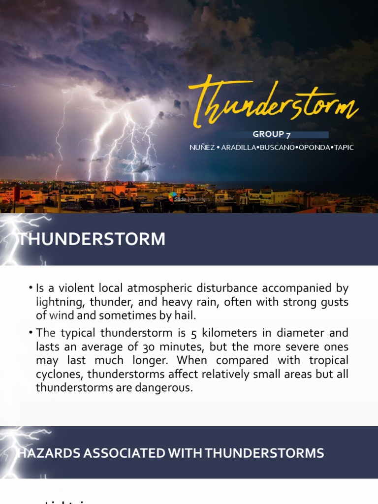 7 Thunderstorm | PDF | Thunderstorm | Hail