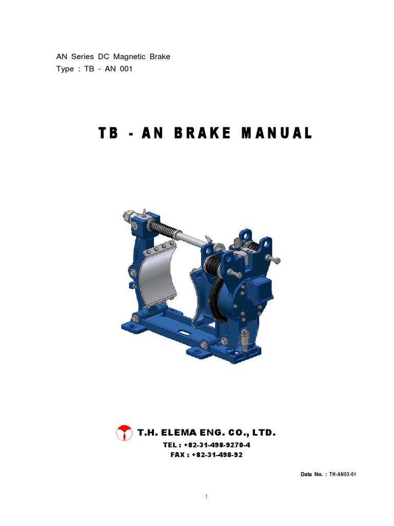 AN BRAKE Manual EN | PDF