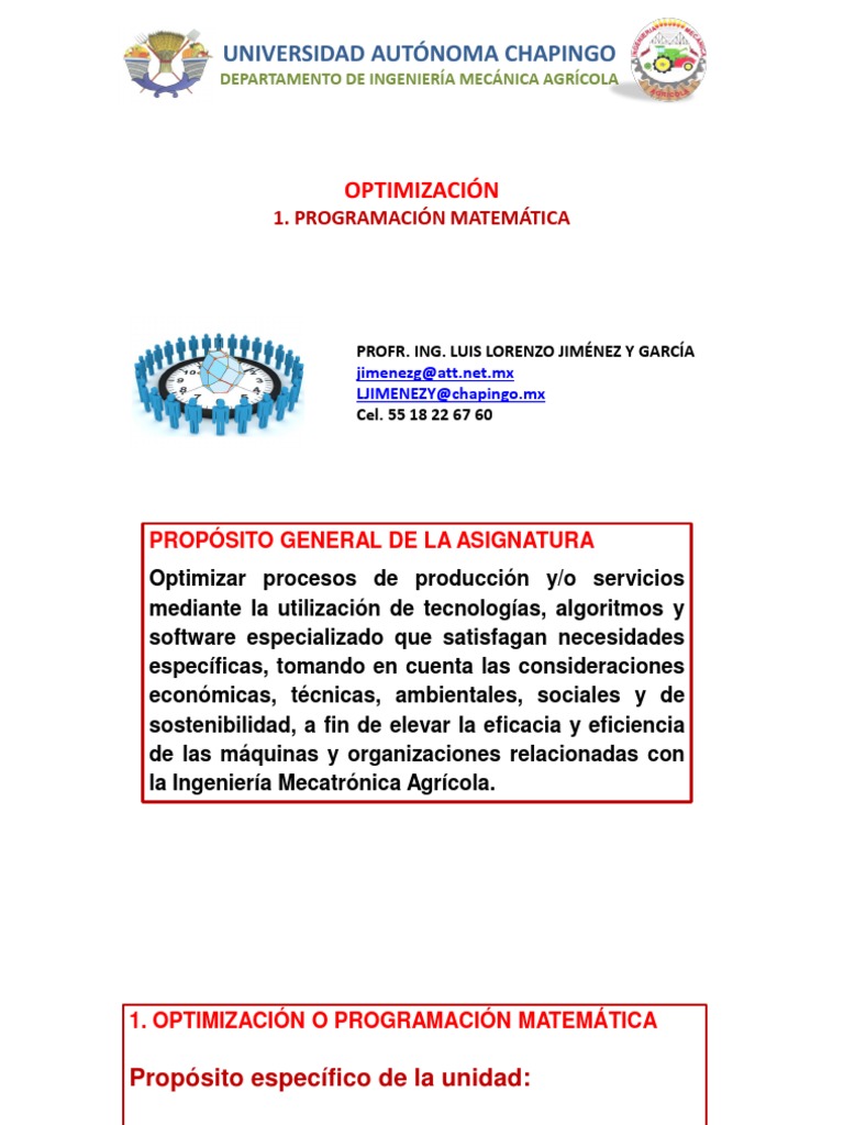 Programación Matemática.2022 | PDF | Optimización Matemática ...